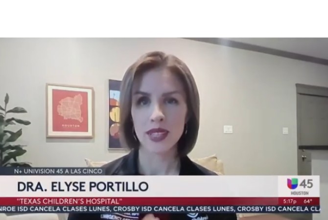 Univision Houston with Dr. Elyse Portillo: Doctor explains how to take ...
