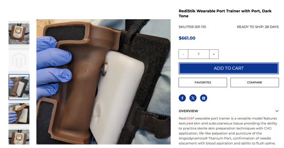 RediStik® Wearable PIV Trainer Kit | Texas Children's