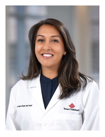 Longtime Texas Children’s Pediatricians and Physician Leaders Dr. Sapna Singh and Dr. Terry Yen ...
