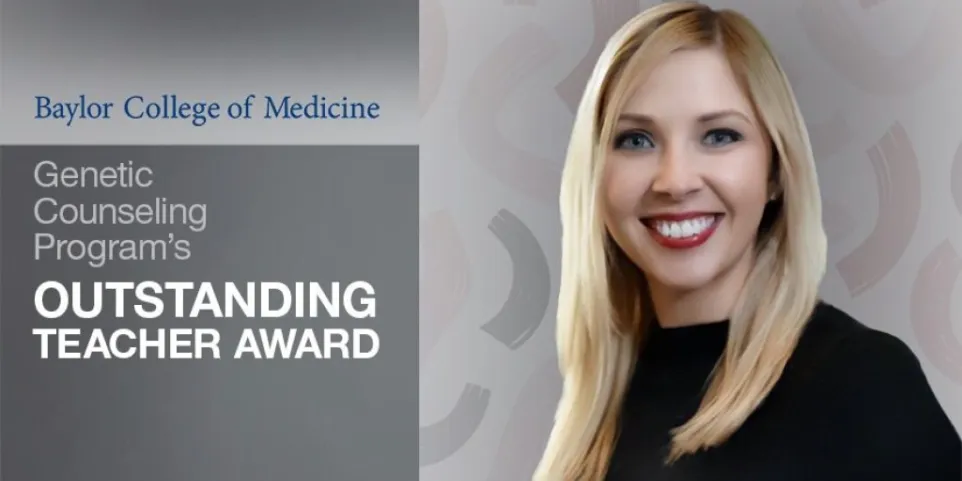 Scollon receives Outstanding Teaching Award | Texas Children's