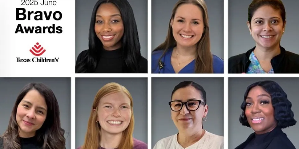 Bravo Award Recipients - June 2025 | Texas Children's
