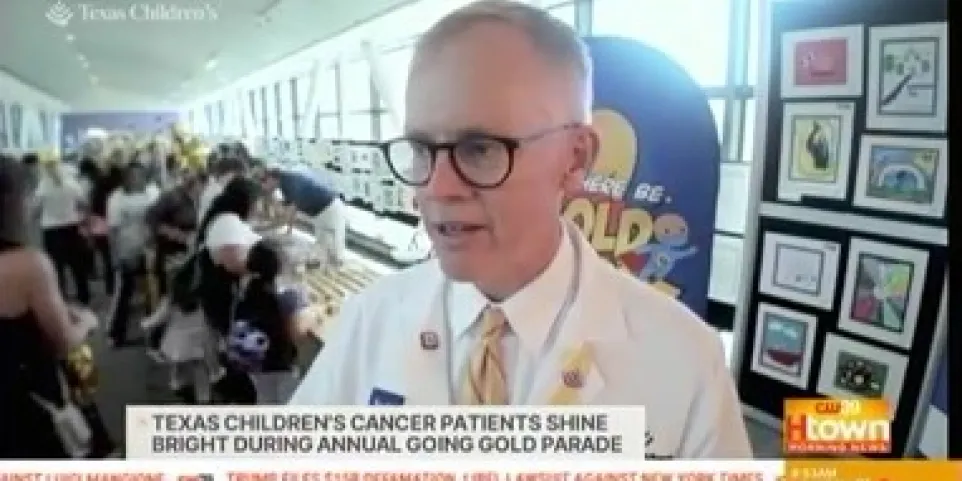 CW39 with Dr. Will Parsons: Texas Children’s Cancer Patients Shine ...