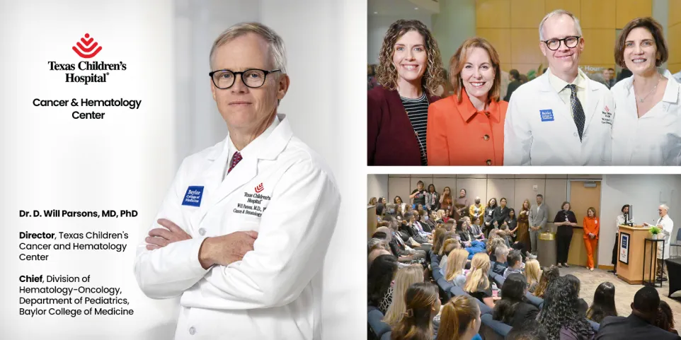 Will Parsons, MD, PhD Appointed Director of Texas Children’s Cancer and ...